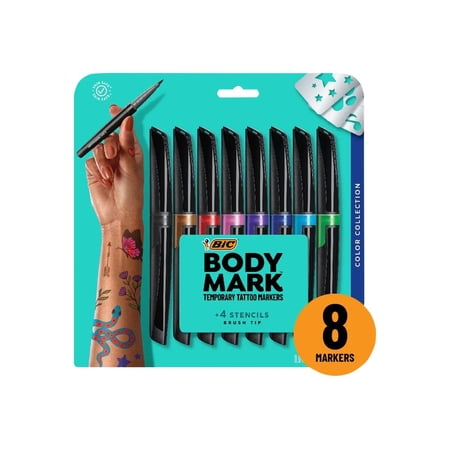 BIC BodyMark - Marker - non-permanent - for body - assorted colors ...
