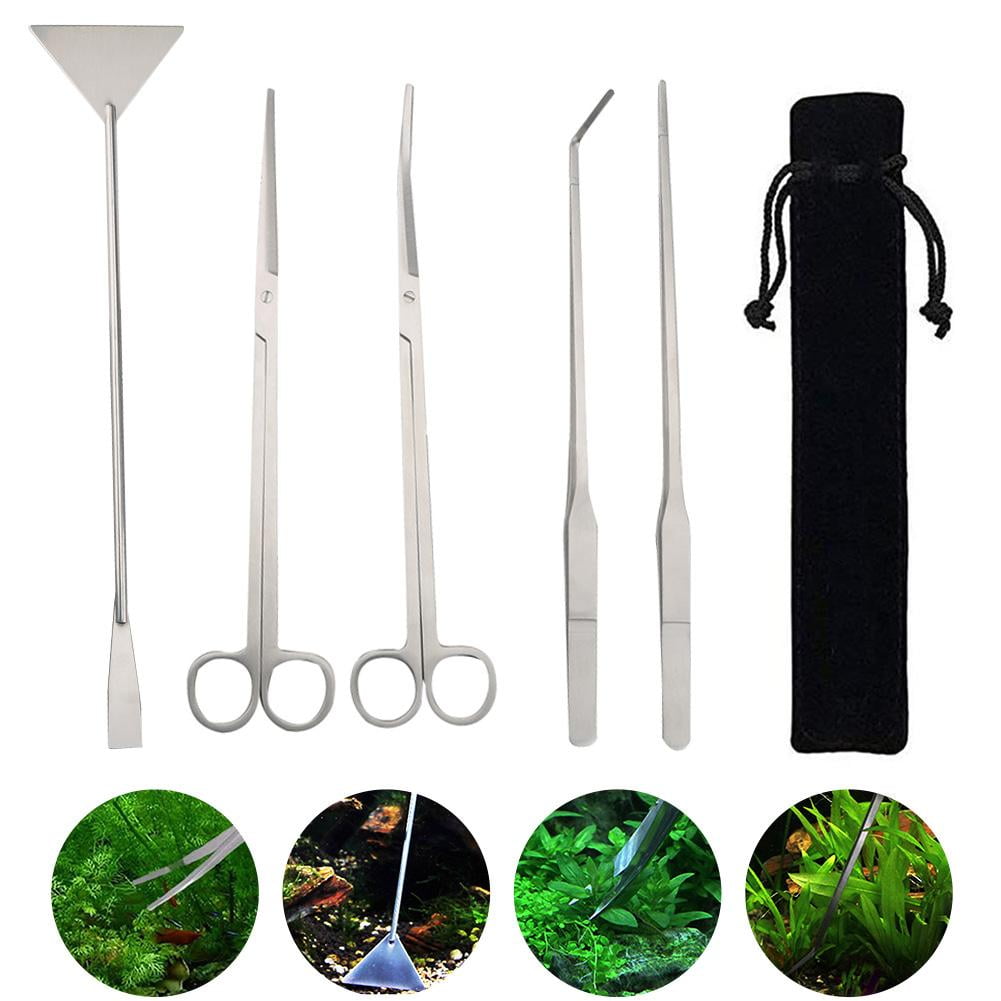 Aquarium Tools Kits Stainless Steel Aquarium Terrarium Set Aquarium ...