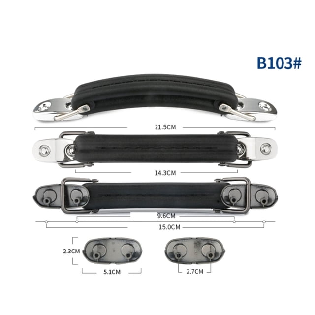 Luggage Handle Plastic Pull Handles Grip Replacement Parts for Travel ...