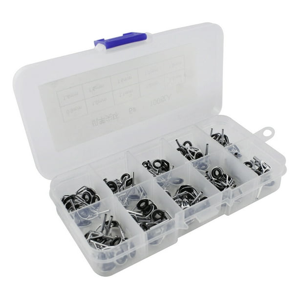 stanreset 100 Pieces Fishing Rod Guide Rings Precision Universal ...
