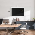 U 20" x 30" Magnetic Chalkboard with White Wood Frame, Blackboard ...