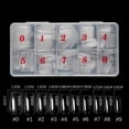 2026 New Nail Art 500-Piece Box of Nail Tips, French Full-Cover and ...