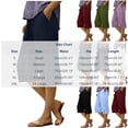 Cheytotty Women's Linen Cropped Pants, Solid Color Elastic Waist ...