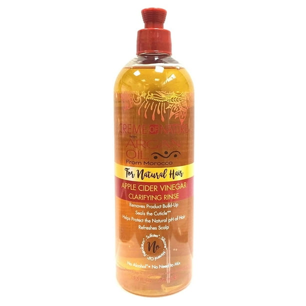 Creme Of Nature Argan Oil Apple Cider Vinegar Clarifying Rinse, 15.5 Oz ...