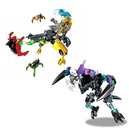 Bionicle Jaw Beast Vs. Stormer +evo Walker Action Figures Building ...