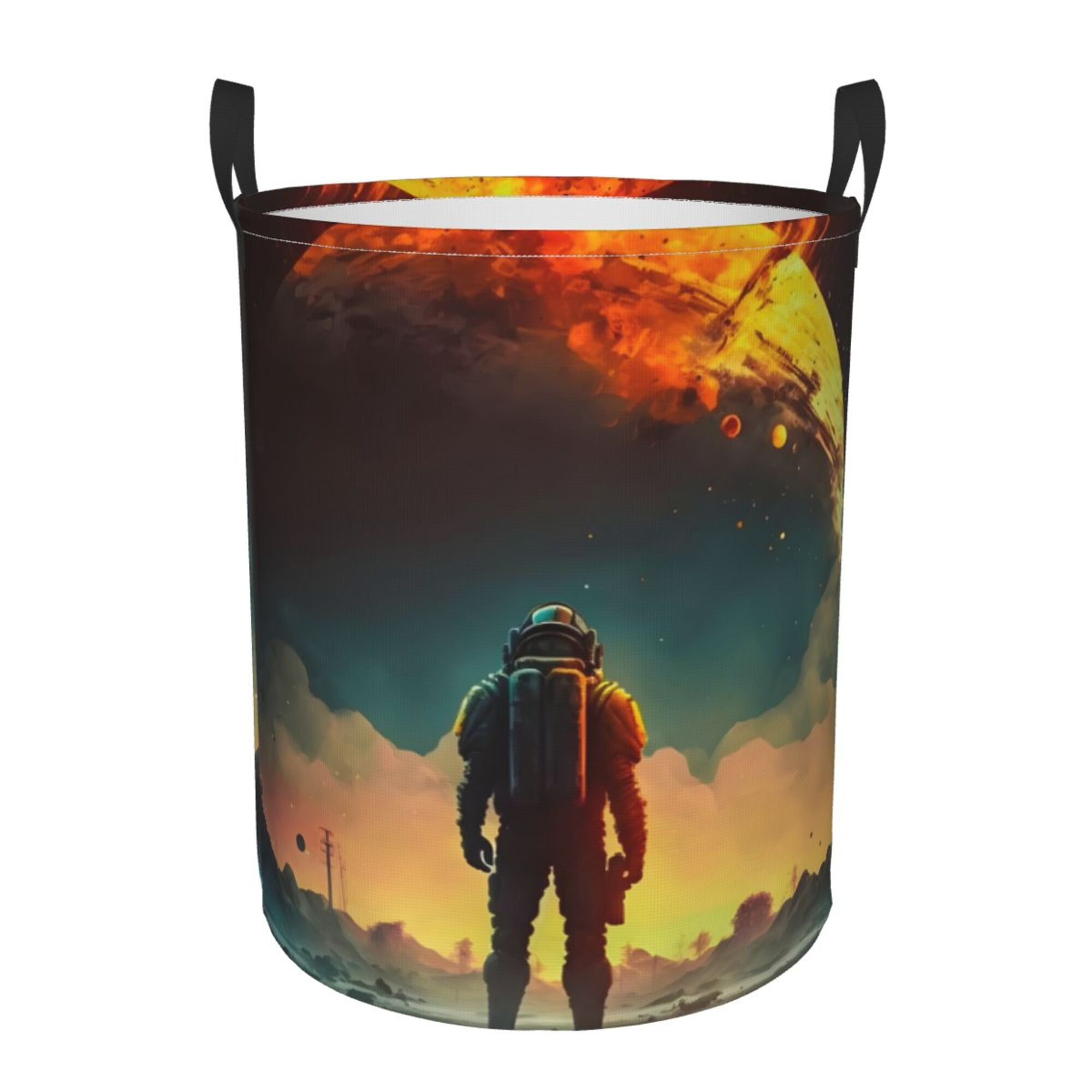 DouZhe Waterproof Collapsible Large Laundry Baskets, Fantasy Alien ...