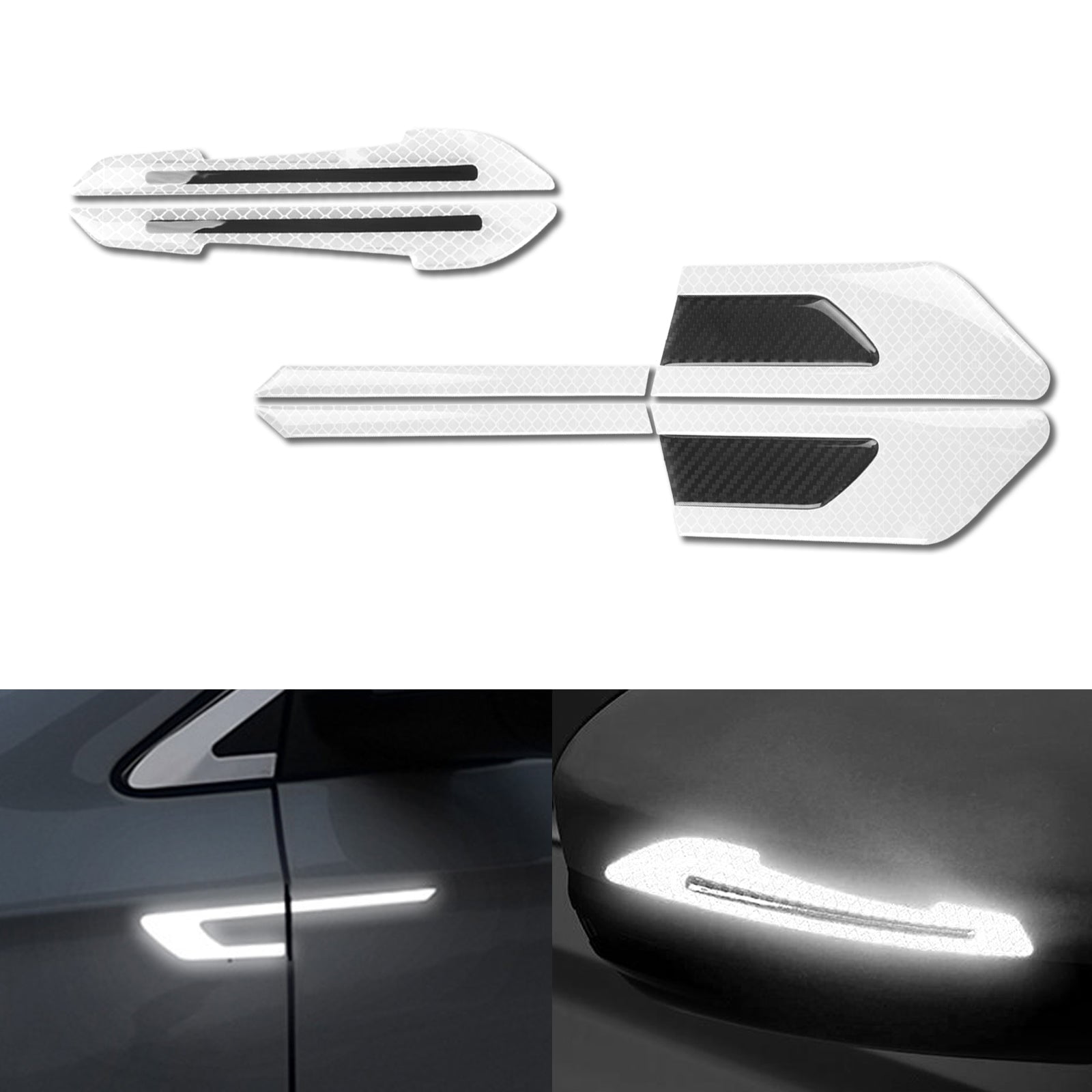 Xotic Tech Car Side Door Marker Rearview Mirror Edge Protector Guard ...