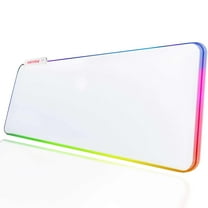 Tilted Nation Bone White Gaming Mouse Pad RGB - Bright LED Gaming ...