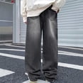 ATOGUTA Boys Wide Leg Jeans Teen Kids Baggy Denim Pants with Pockets ...