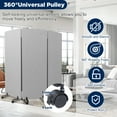 Office Acoustic Room Divider with Wheels, Sound Proof Dividers ...