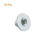 M5 T-nuts, 12 Pack Carbon Steel Tee Nut Round Base Weld Nuts 8mm Height ...