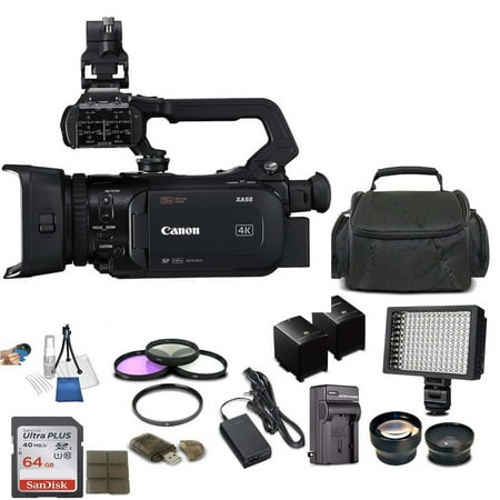 Canon XA55 Professional UHD 4K Camcorder with Additional Accessories ...