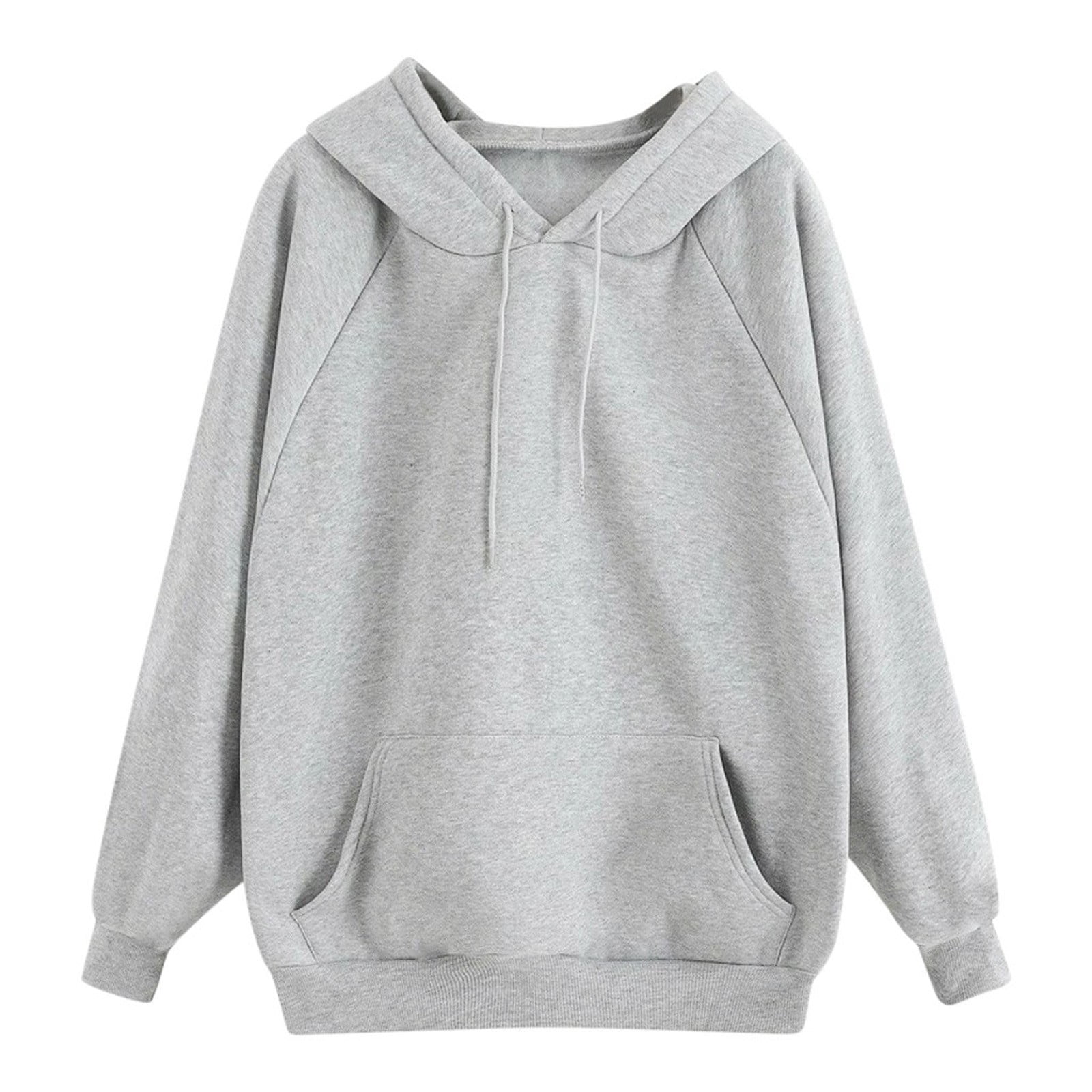 Click here for Unbranded Womens Solid Hoodie Sweatshirt Pullover... prices