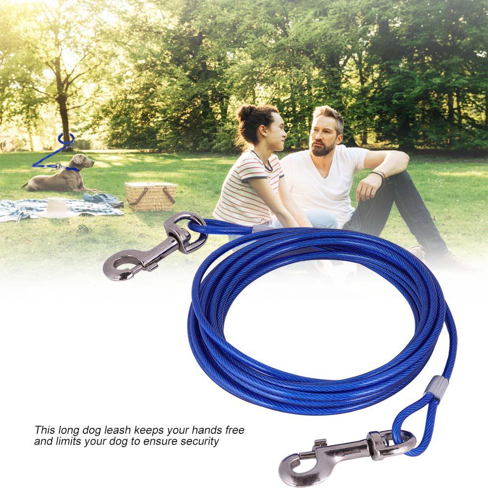Click here for Ejoyous Long Steel Wire Dog Leash Outdoor Camping... prices