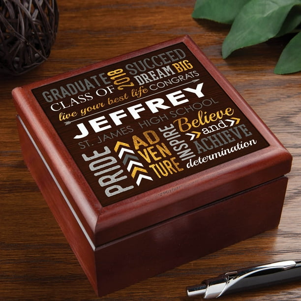 Happy Graduation Personalized Keepsake Box - Walmart.com
