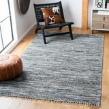 SAFAVIEH Rag Dania Striped Cotton Area Rug, Grey, 2'6" x 4' - Walmart.com
