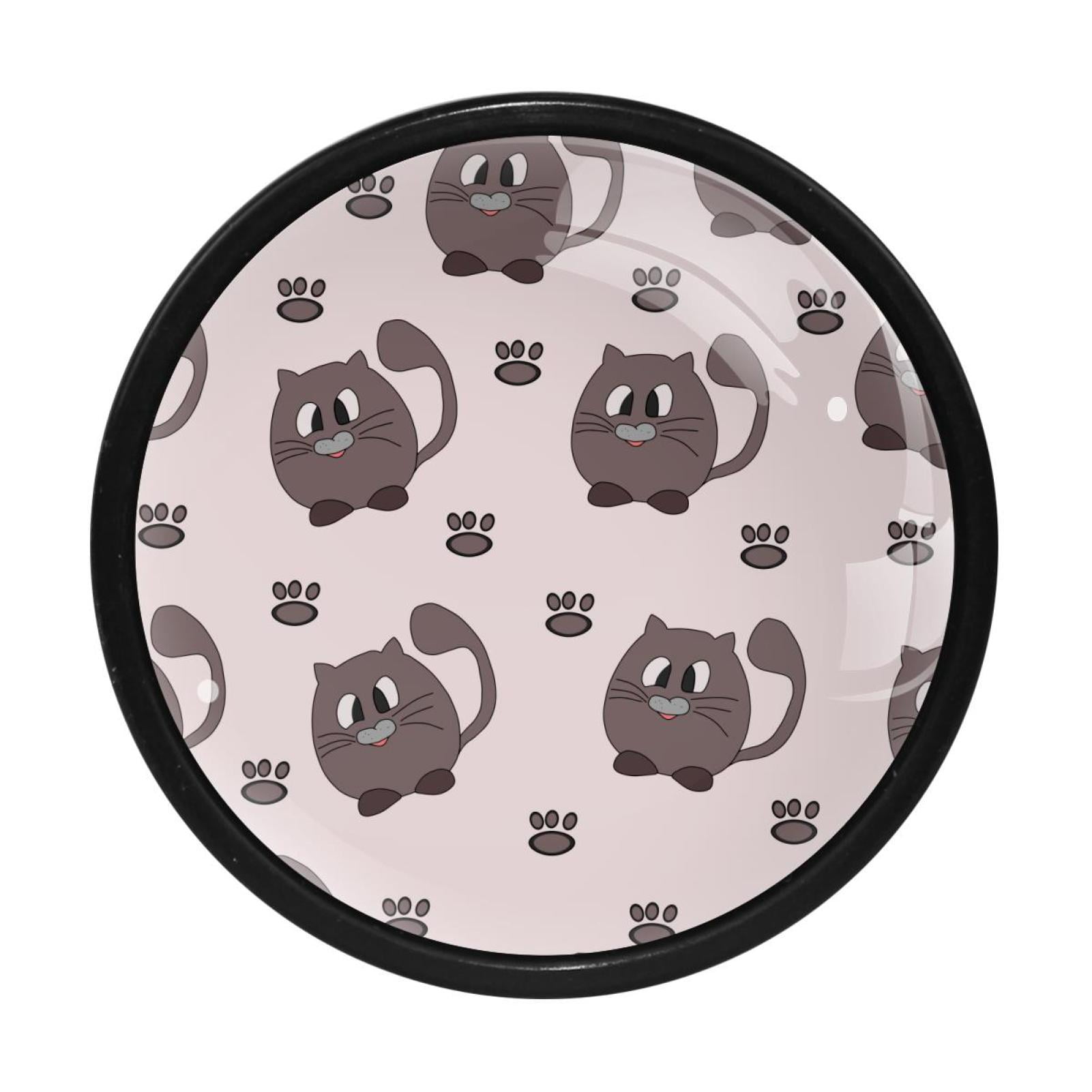 4 Pcs Cat Kitty Claw Knobs for Kitchen Cabinet Cupboard Dresser ...