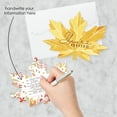 Big Dot of Happiness Fall Foliage - Shaped Fill-In Invitations - Autumn Leaves Party Invitation ...