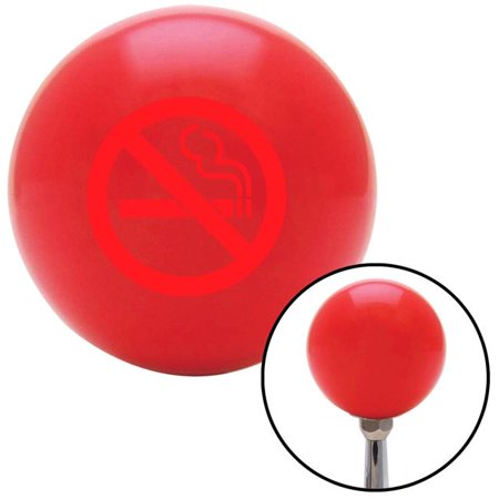 Red No Smoking Red Shift Knob with M16 x 1.5 Insert Shifter Auto Manual ...