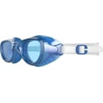 Speedo Kids Futura Classic Goggles Junior One Size Clear/Neon Blue ...