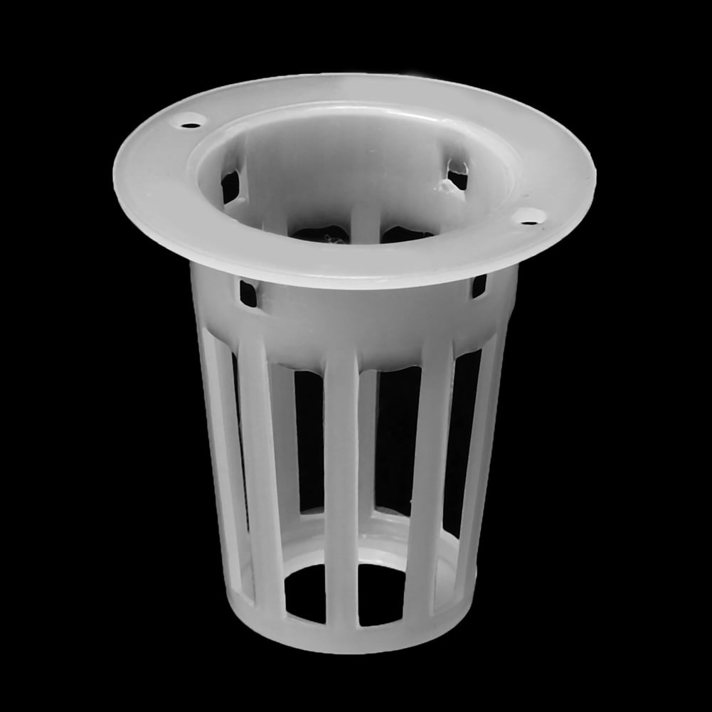 100-Pack Durable PP Hydroponic Planting Baskets for Indoor Greenhouse ...