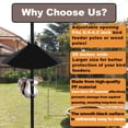 20 Inch Squirrel Baffle Adjustable Opening Size Bird Feeder Pole Guard ...