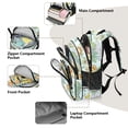 ALAZA Zoo Elephant Monkey Giraffe School Backpack Elementary Bag ...