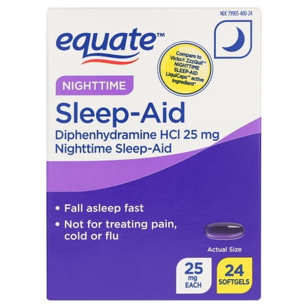 Unisom SleepTabs, Nighttime Sleep-Aid, 25mg Doxylamine, 80 Tablets ...
