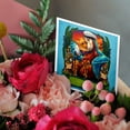 3drose, Sea-faring Parrot Ship Captain with Tiki Heads, 6 Greeting ...