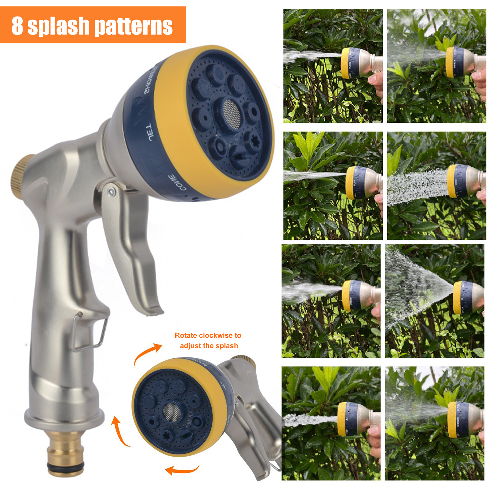 Skindy Water Spray Nozzle - High Pressure, Leakproof, Ergonomic Handle ...