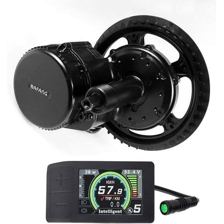 DDER 48V 750W Mid Drive Electric Bike Conversion Kit with HMI Display ...