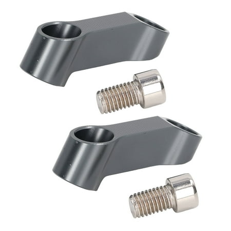 Stem Mirror Mount Riser Adapters, 1 Pair 10mm/0.39in Anti Deformation ...