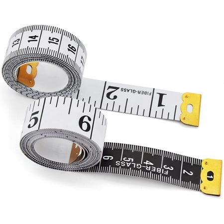 FanShow Double Sided Dressmaker Tape Measures, 1.5m 60 Inch Tailor ...