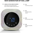 UV LED Nail Lamp, 54W Rechargeable Cordless Nail Lamp Nail Dryer Gel ...