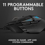 Logitech G502 Hero High Performance Gaming Mouse (910-005469), Cable ...