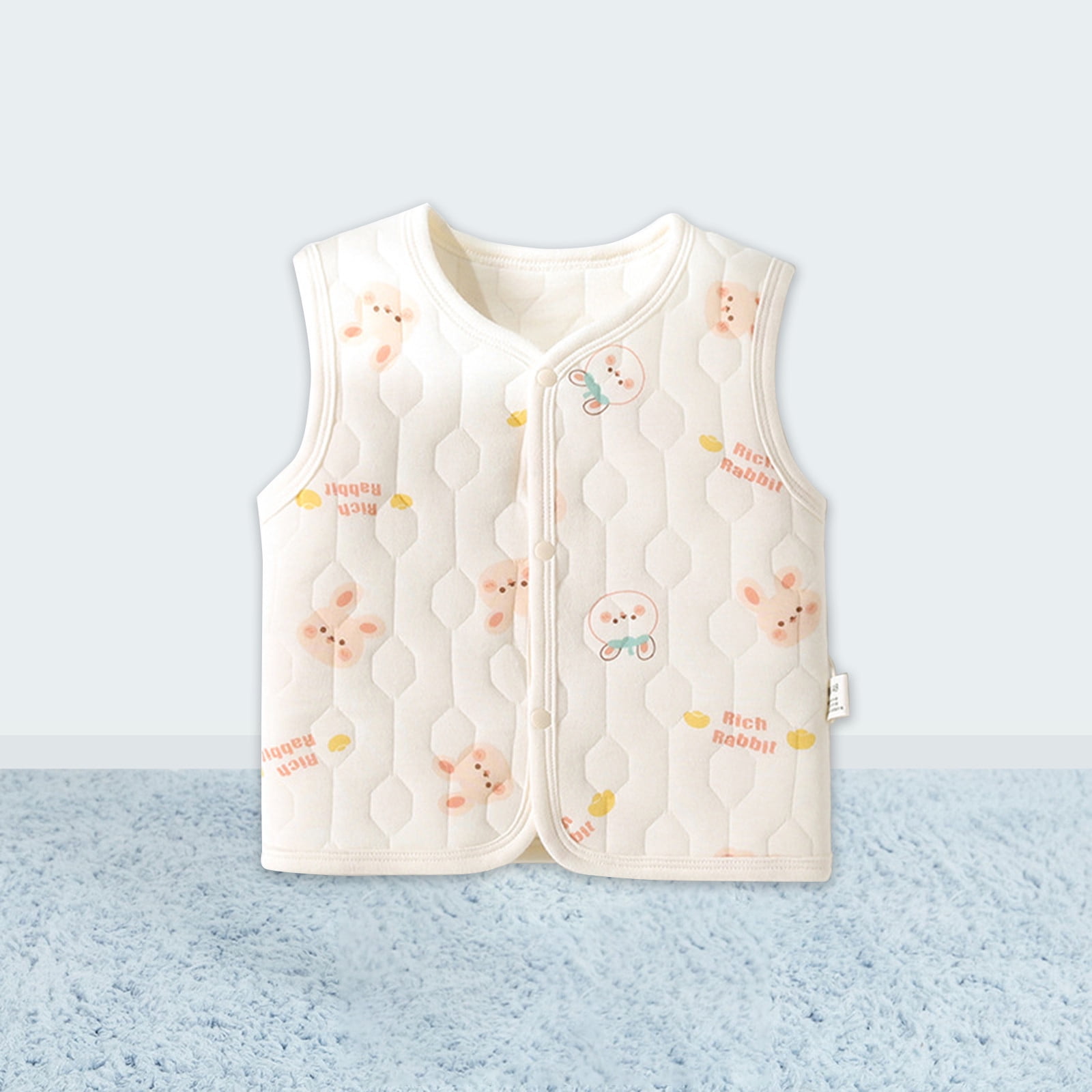 Click here for Dvkptbk Baby Toddler Girls Boys Cotton Vest Three-... prices