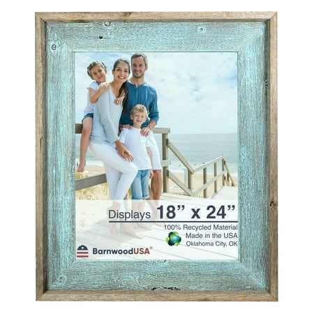 BarnwoodUSA | Farmhouse Style Rustic 18x24 Picture Frame | Artisan ...