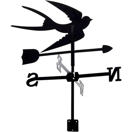 Weathervane Swallow Stainless Steel Weather Vane Outdoor Metal Bracket ...
