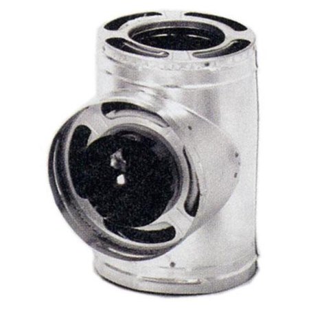 M & G Duravent 6DP-T 6 Inch Dura-Vent Dura/plus Tee With Cap Galvanized ...