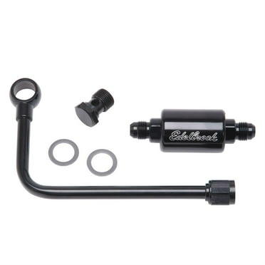 Edelbrock 81233 ProClassic Black Fuel Line Kit - Walmart.com