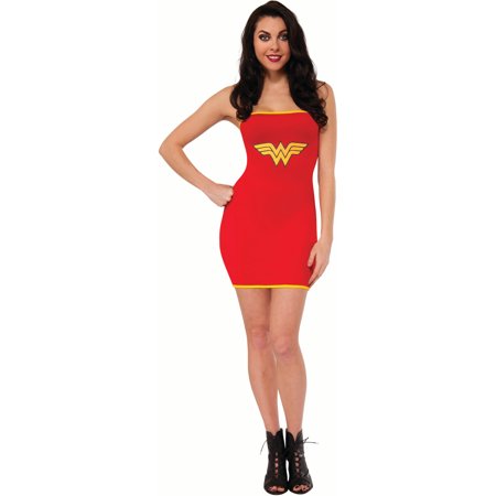 Womens Adult Wonder Woman Superhero Tube Dress Costume - Walmart.com