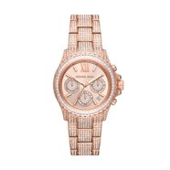 Michael Kors Women's Camille Crystal Gold-Tone Stainless Steel Watch ...