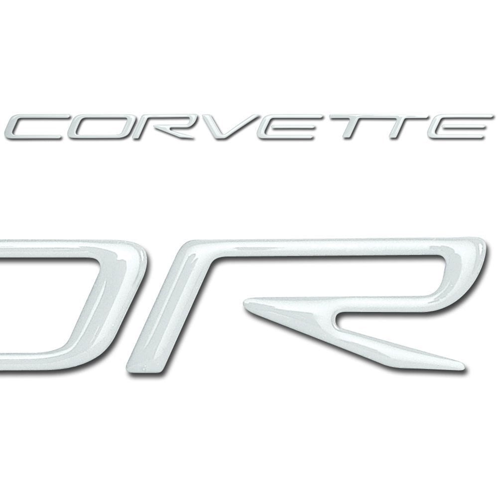 1997-2004 C5 Corvette Front Domed Decal Letters Chrome - Walmart.com