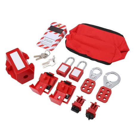 Circuit Breaker Lockout Kit, Loto Tags Lockout Tagout Kit Thermoplastic ...