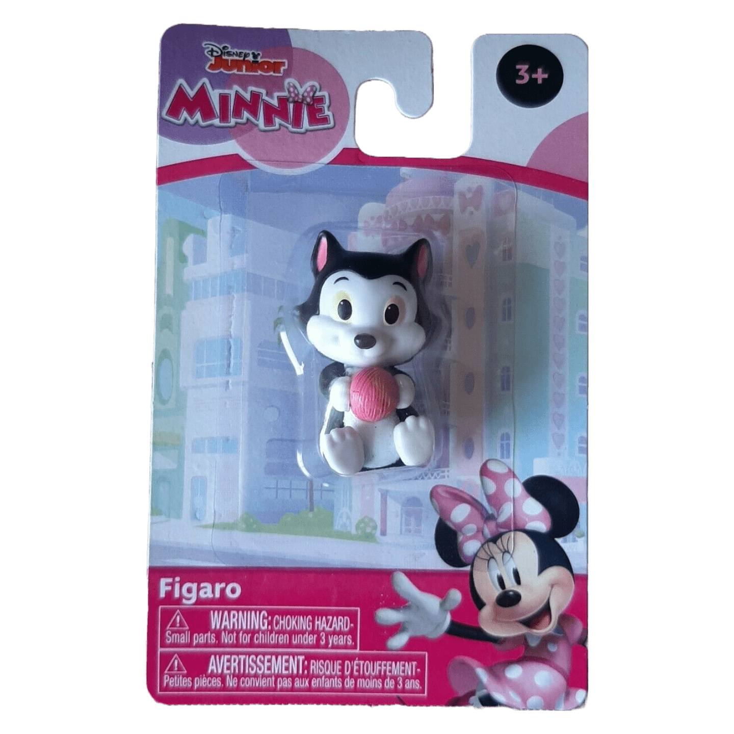 Disney Minnie Mouse Figaro Mini Figure Collectible Toy Cake Topper Cat ...