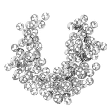 Uxcell Flower Bead Caps, 100Pcs 14x5mm Hollow Metal Spacer Bead End ...