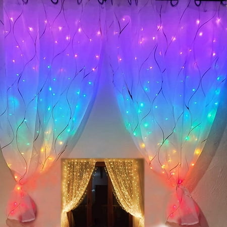 Curtain String Lights Rainbow Curtain Lights Unicorn String Lights for ...