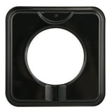 "Range Kleen 7.75"" Heavy Duty Black Porcelain Gas Stove Square Drip ...