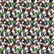 Marvel 100% Cotton Fabric, Comic Characters Pack, Material by the Yard ...