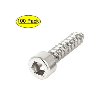 Uxcell M6 x 25mm Threaded Hexagon Socket Head Cap Screws Bolts Bronze ...